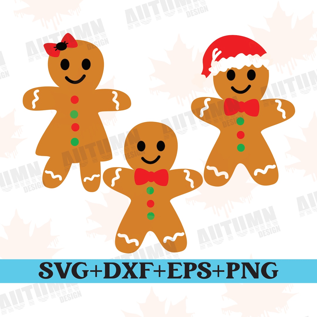 Gingerbread Svg, Gingerbread Man Svg, Gingerbread Woman Svg, Christmas ...