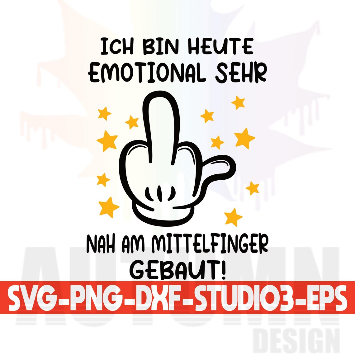 Middle Finger Emotional Plotter File Svg Funny Cheeky Sayings Mug T ...