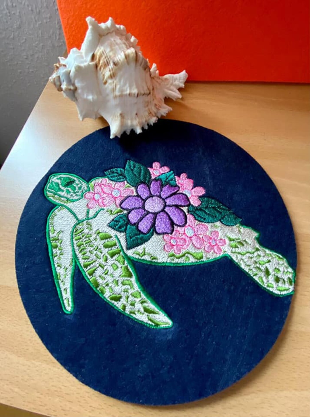 Turtle Embroidery File Sea Nautical Ocean Sea Turtle Summer Holiday Pes ...