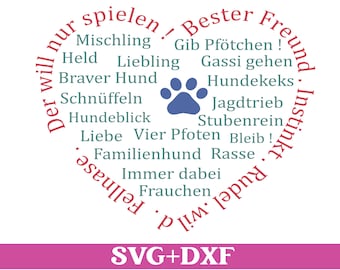 Plotterdatei hund - Etsy.de