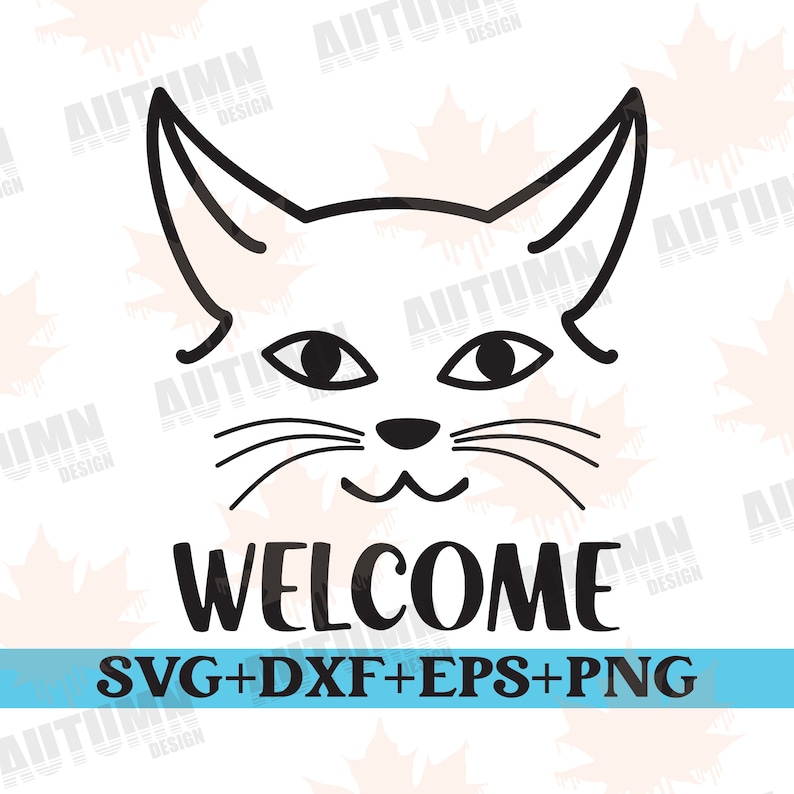 Archivo de plotter de gato cabeza de gato svg gato svg cara - Etsy México
