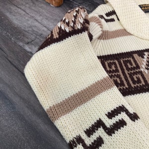 70s Vintage Lebowski Sweater Cardigan Style Charter Oak Acrylic Yarn ...