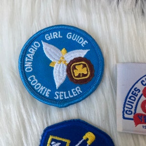 90s Vintage Girl Guides Badges Patches Sew-on Iron-on Insignia ...