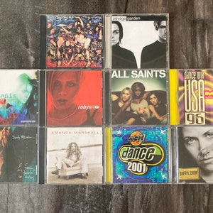 90s Vintage Cds Alternative, Classic Rock, Pop, Grunge Y2k Collectible ...