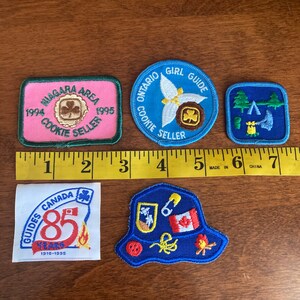 90s Vintage Girl Guides Badges Patches Sew-on Iron-on Insignia ...