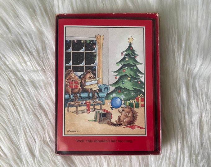 80s Vintage the Far Side Comic Gary Larson Christmas Card Set 16 Cards ...