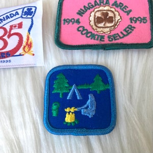 90s Vintage Girl Guides Badges Patches Sew-on Iron-on Insignia ...