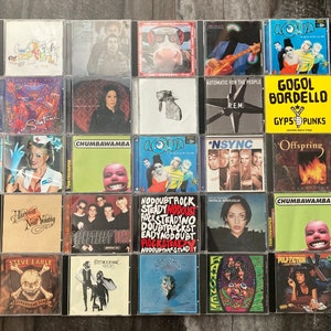 90s Vintage Cds Alternative, Classic Rock, Pop, Grunge Y2k Collectible ...
