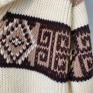 70s Vintage Lebowski Sweater Cardigan Style Charter Oak Acrylic Yarn ...