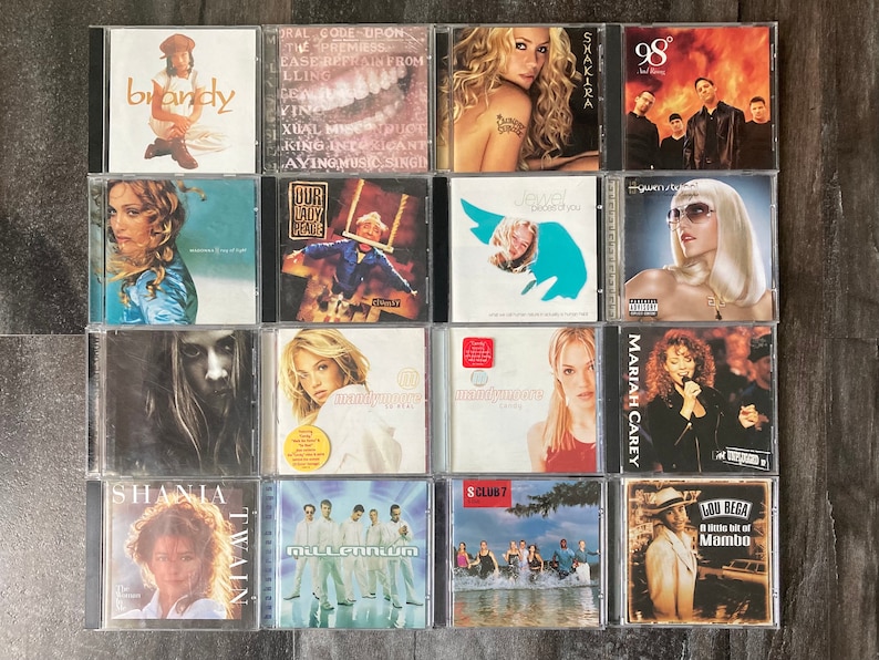 90s Vintage Cds Alternative, Classic Rock, Pop, Grunge Y2k Collectible ...
