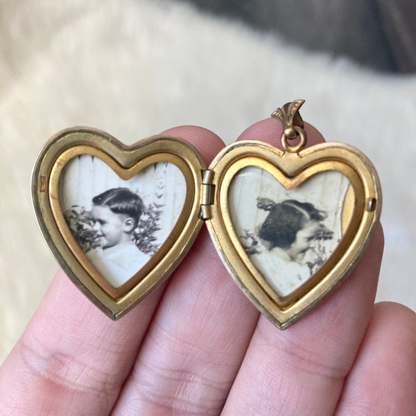 Vintage Heart Locket - Etsy