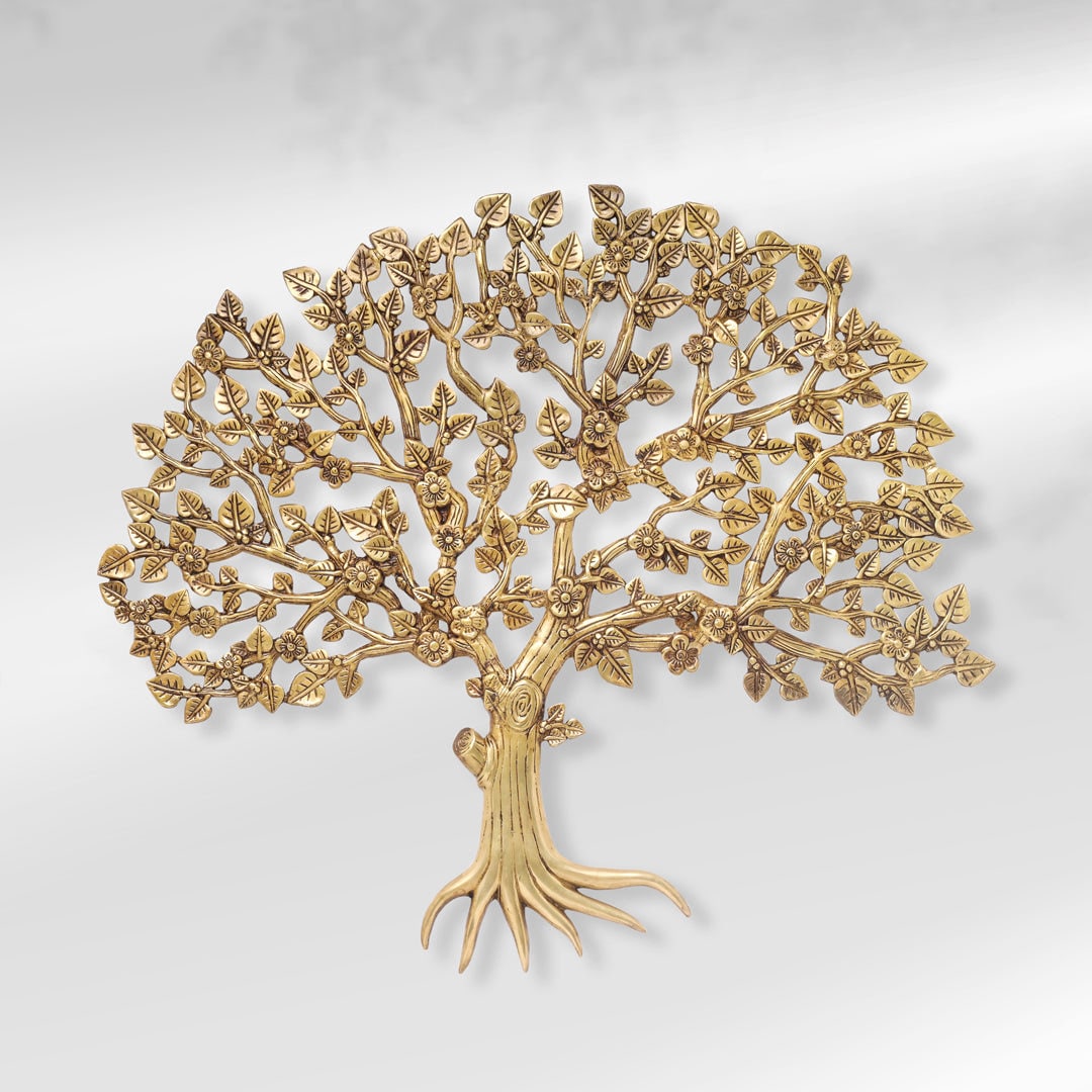 Brass Tree of Life, Intricate Design Big Size Hanging Tree, Handcrafted ...