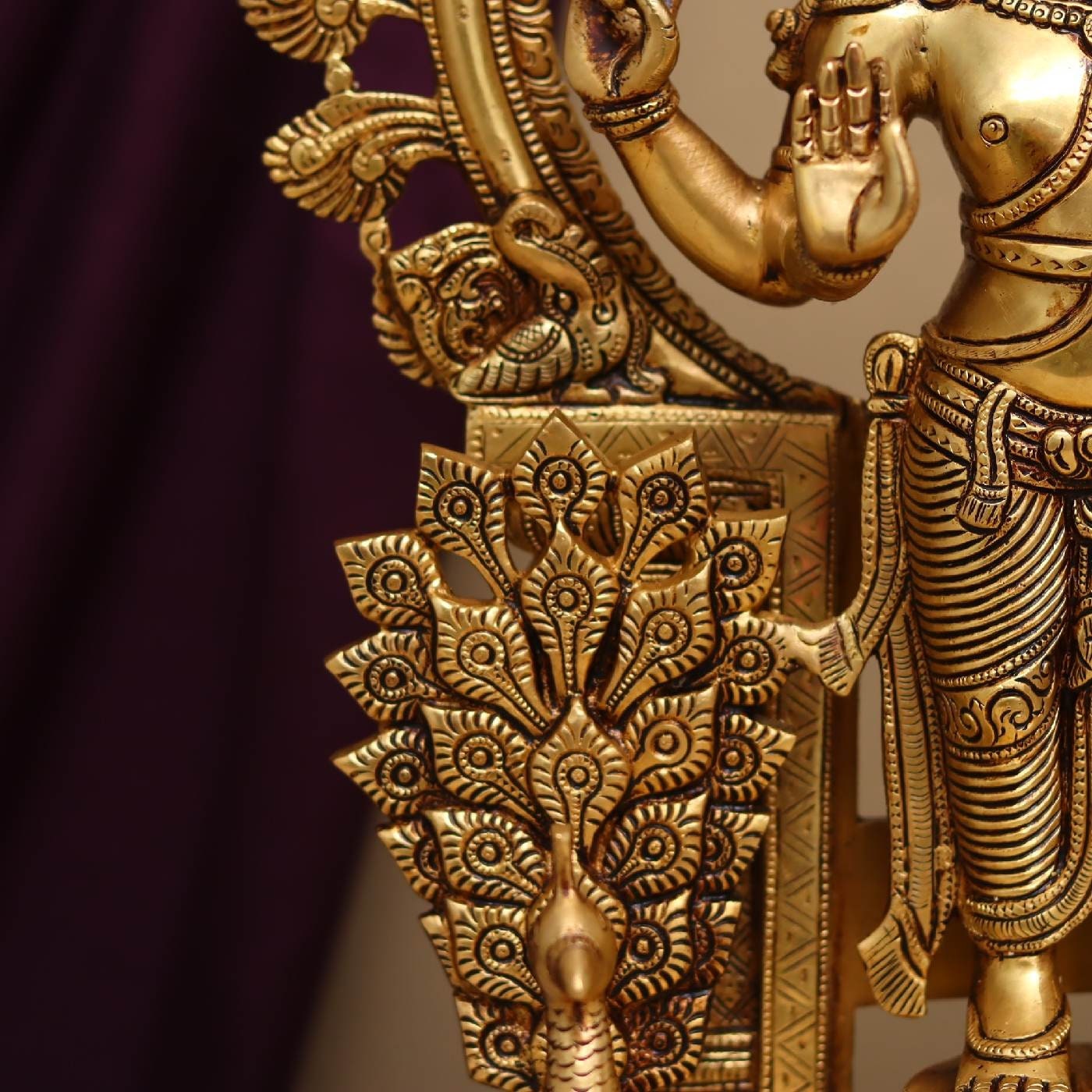 Big Lord Murugan Kartikeya Murugana Kumaraswamy Karthikeya Brass With ...