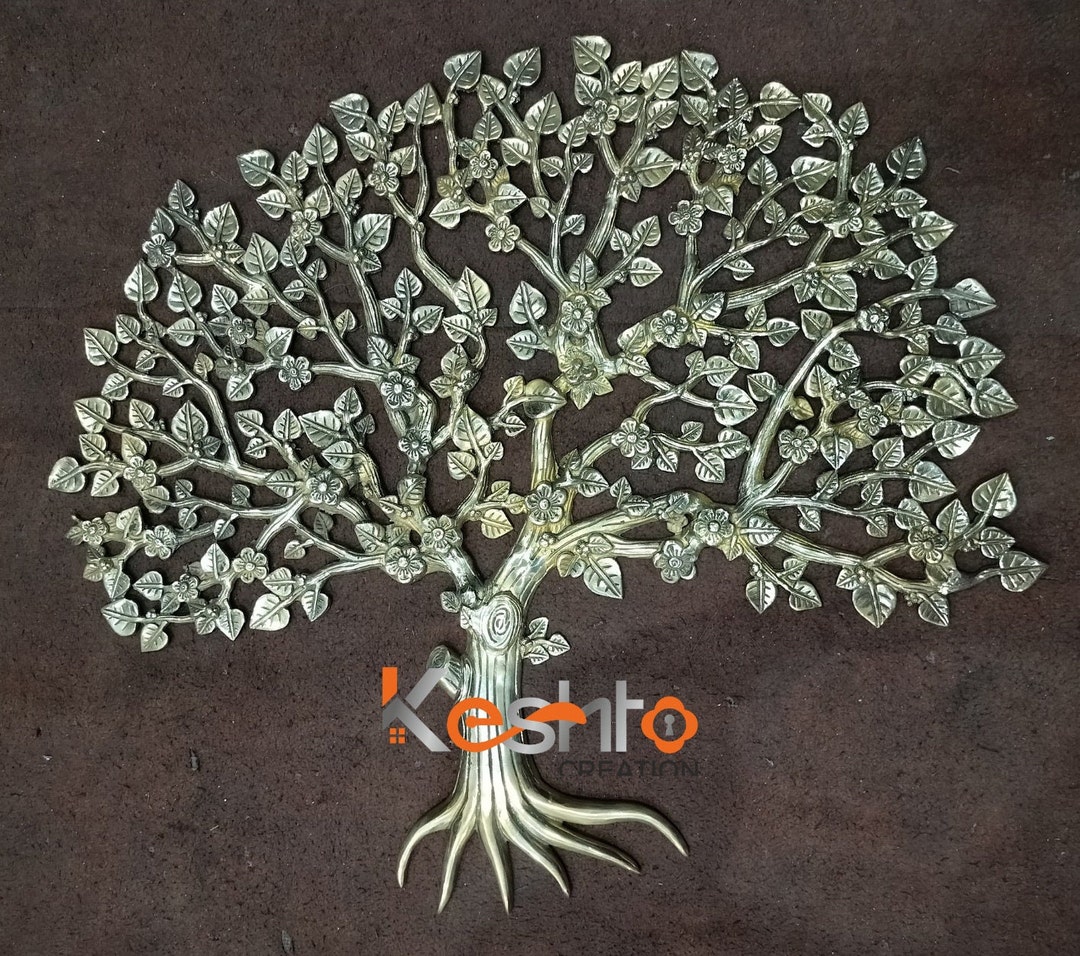 Brass Tree of Life Intricate Design Big Size Hanging Tree - Etsy