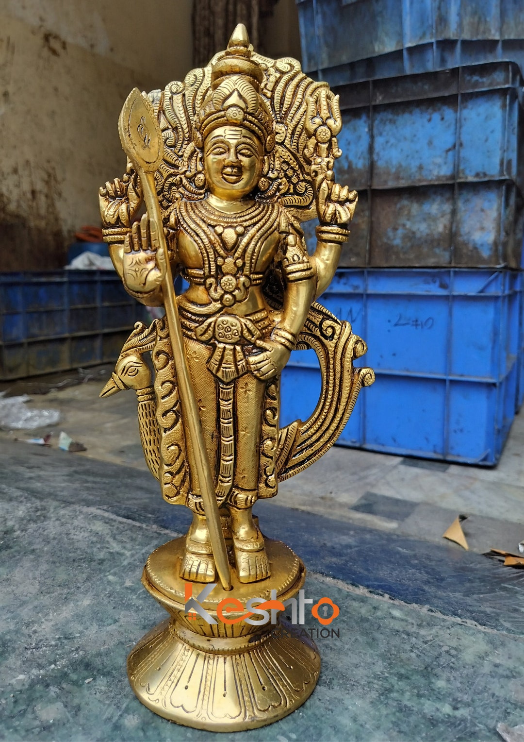 Murugan Swamy in Brass ,kumaraswamy Idol, Lord Murugan Karthikeya ...