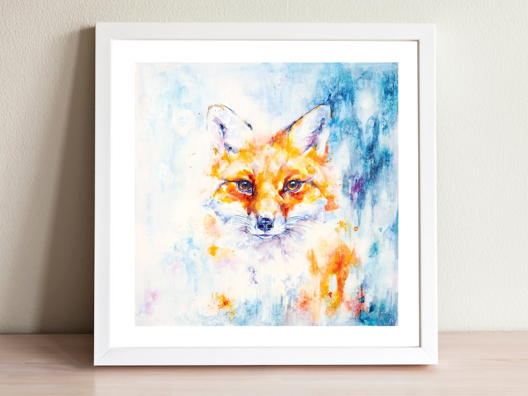 Fox Painting - a Beautiful Art Print of the Original Painting 'shades ...