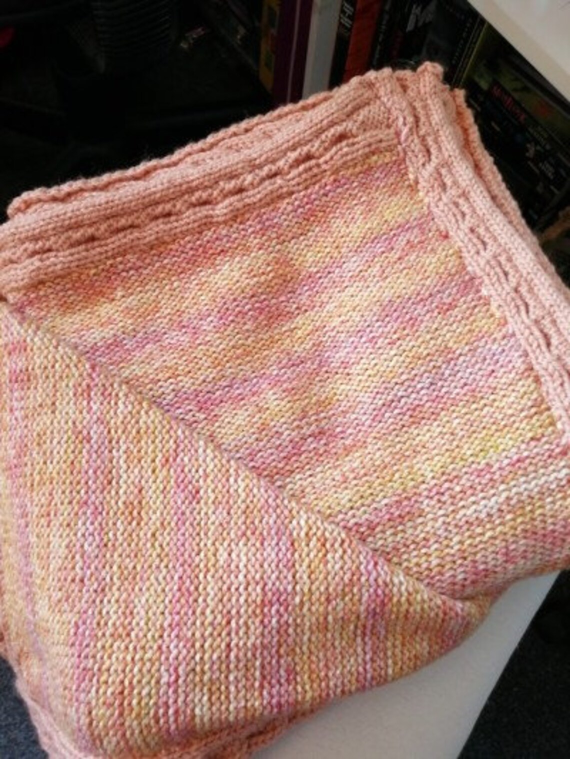 Cable Bordered Ruana Knitting Pattern - Etsy