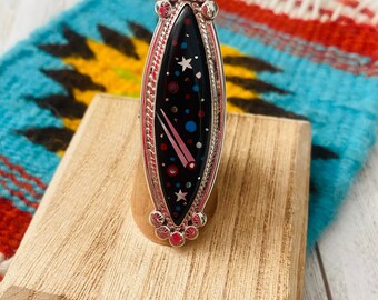 Night Sky Inlay Ring - Etsy