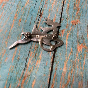 Navajo Sterling Silver Deer Pin Signed - Etsy