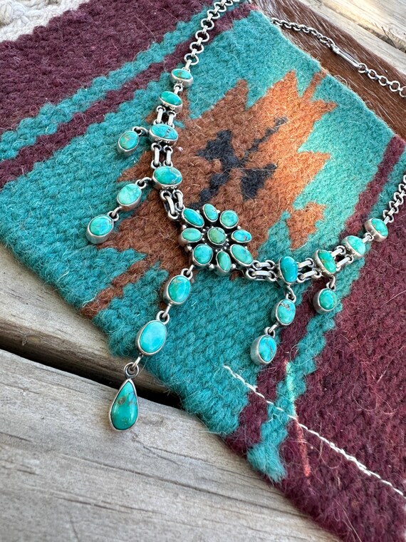 Handmade Sterling Silver Emerald Valley Turquoise Wat… - Gem