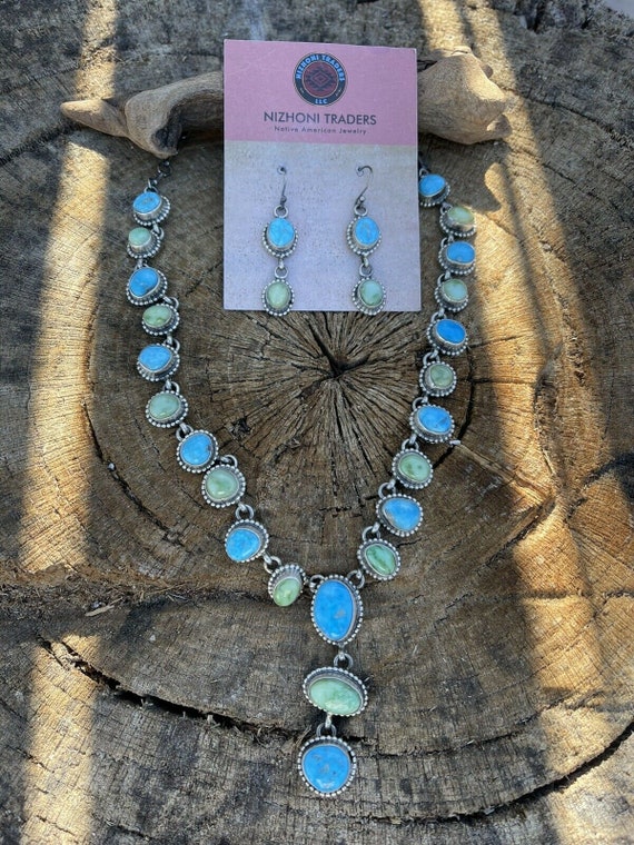 Navajo Sonoran Gold Turquoise & Golden Hills Turquois… - Gem