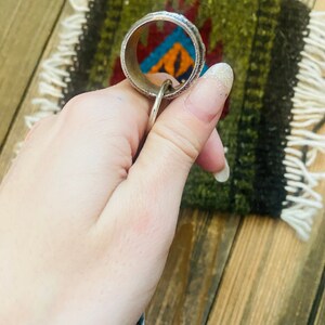 Navajo Sterling Silver Ball Cast Naja by Delbert Arviso - Etsy