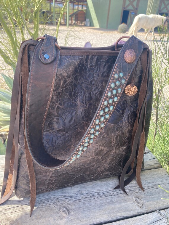 Vintage vintage rose leather - Gem