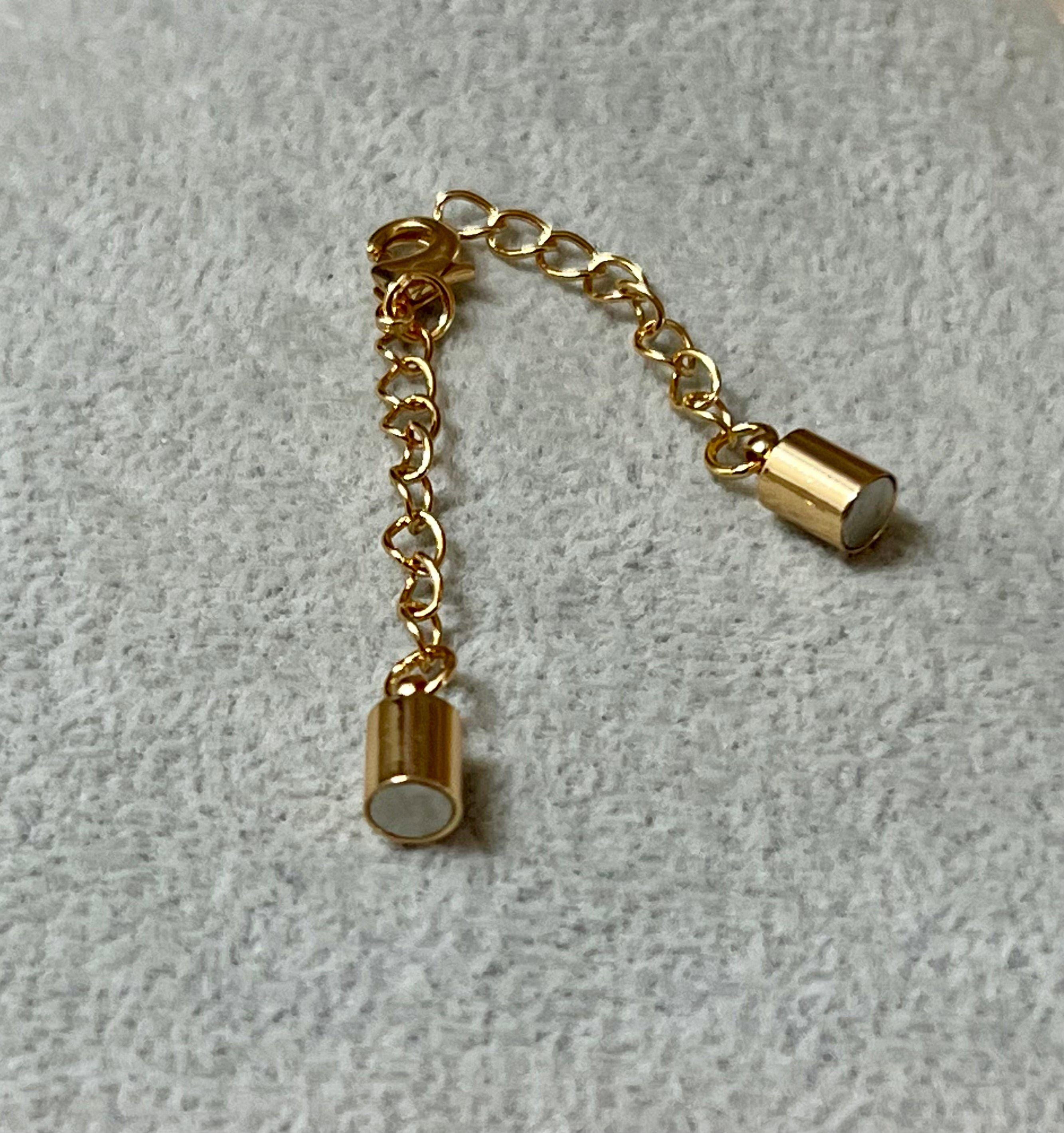 Magnetic Necklace Extender- Gold - Etsy