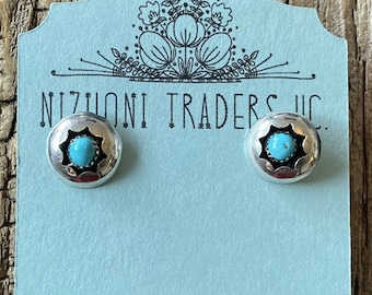 Shadow Box Turquoise Earrings - Etsy