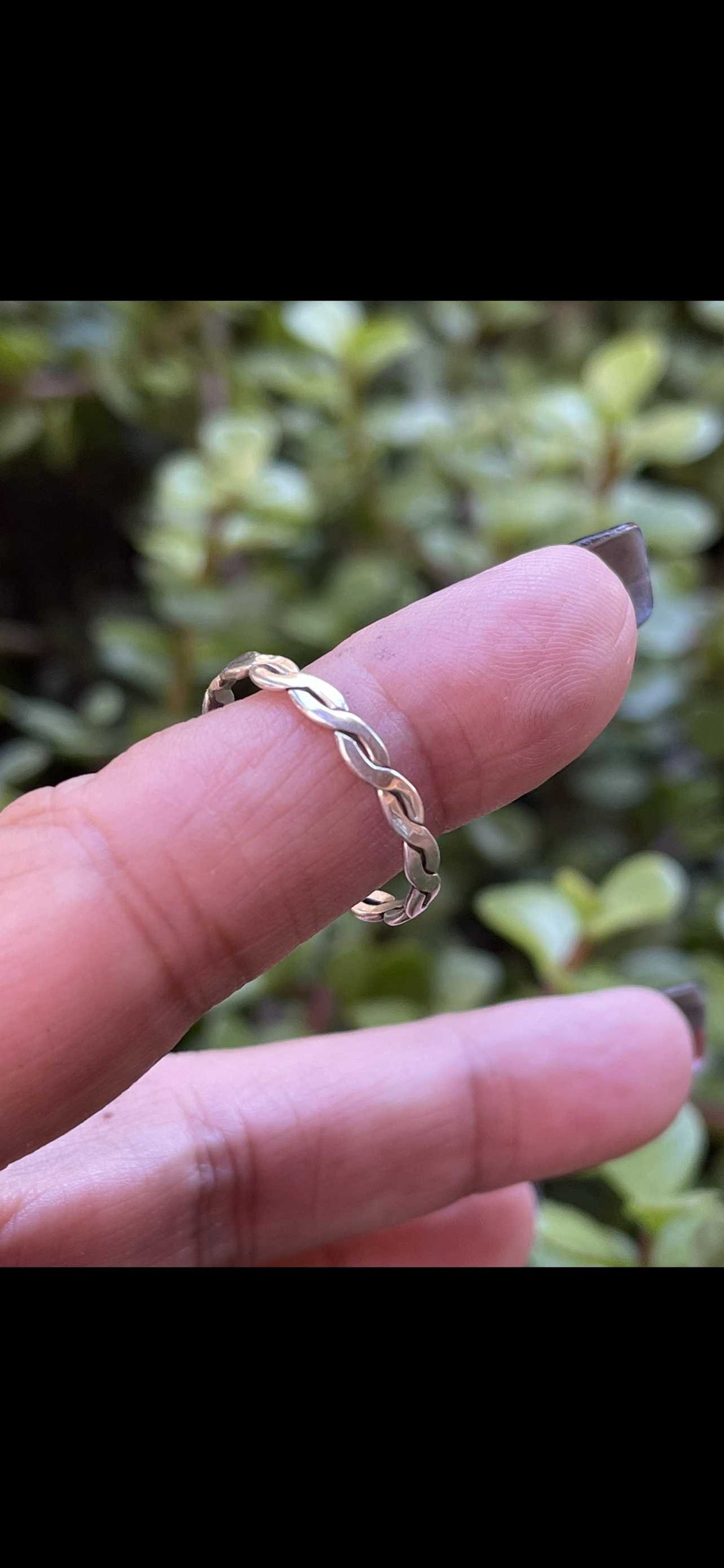 Handcrafted Sterling Silver Wave Stacker - Etsy