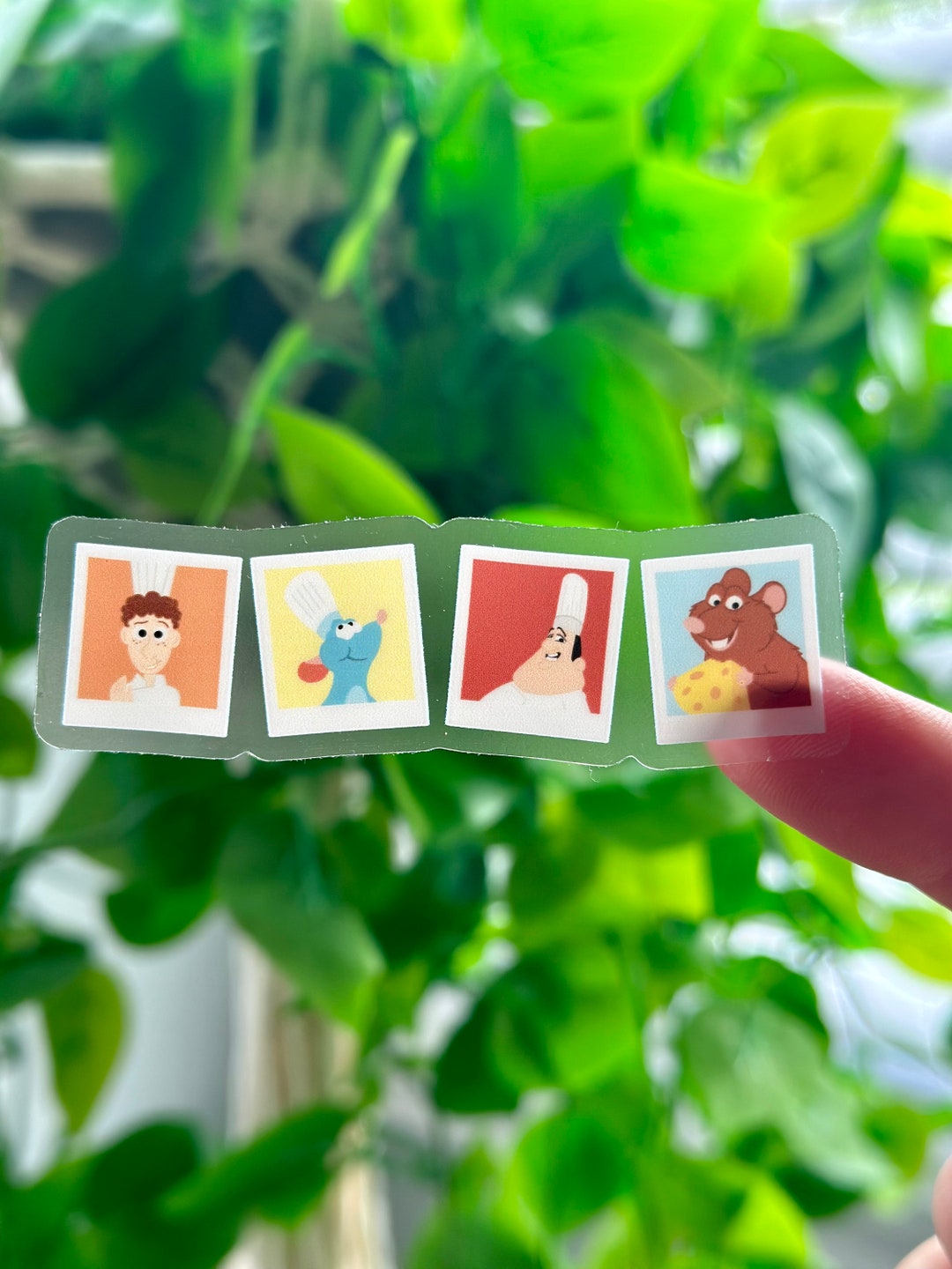 Ratatouille Polaroid Sticker / Remy Sticker / Chef Sticker / Clear ...