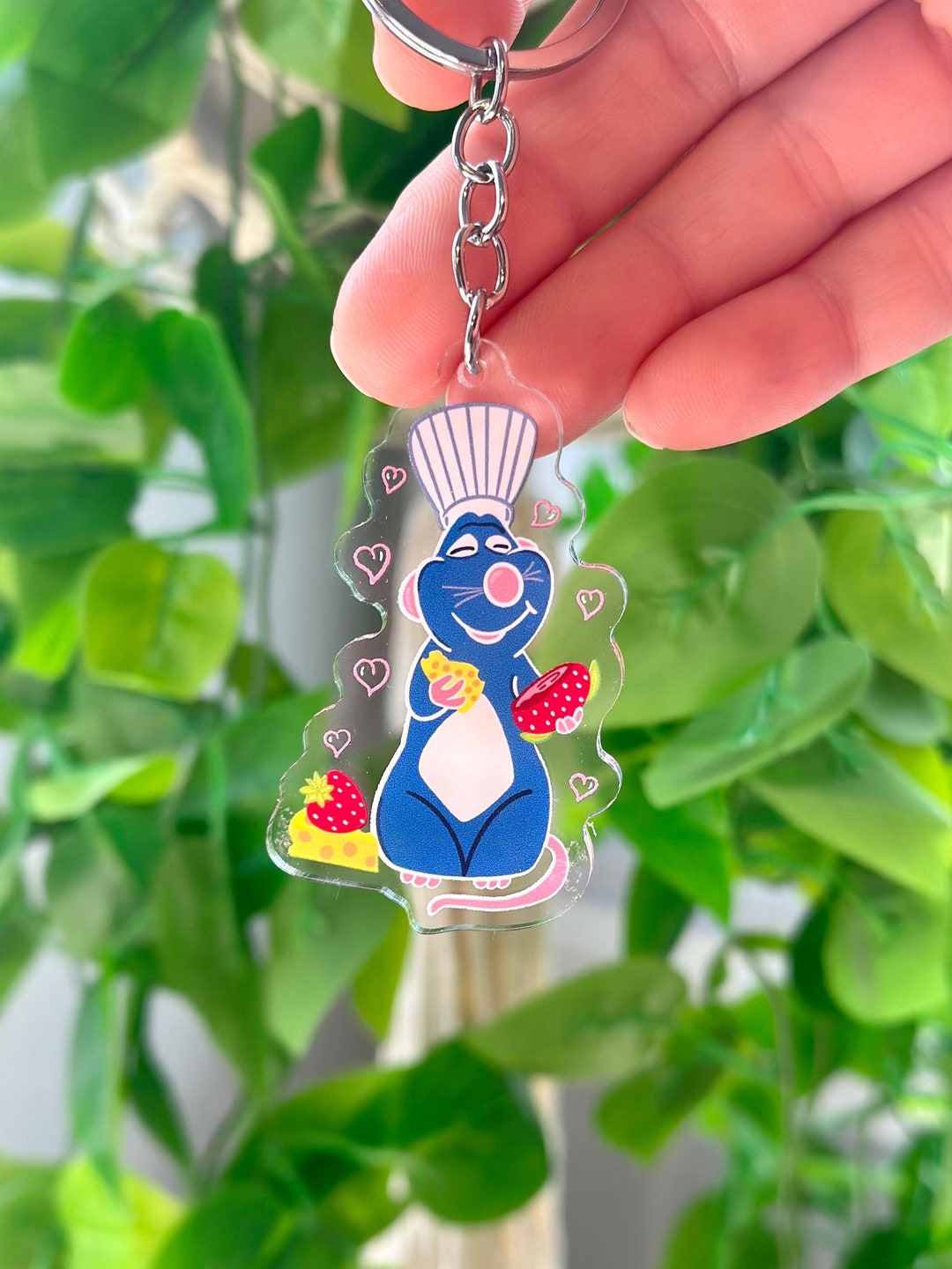Remy Keychain / Ratatouille/ Disney Parks Keychains/ Cute Keychains ...