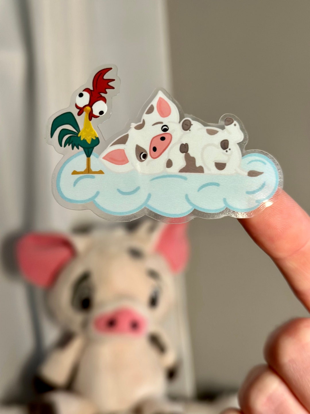Pua and Hei Hei Sticker / Moana / Disney Tumbler Stickers / - Etsy