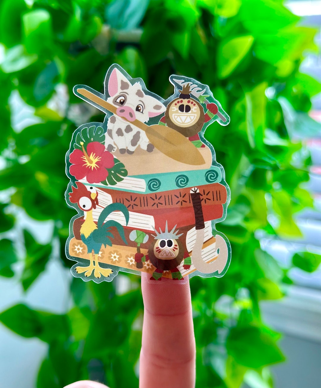 Moana Sticker/ Pua and Hei Hei /disney Theme Laptop Stickers/ Phone ...