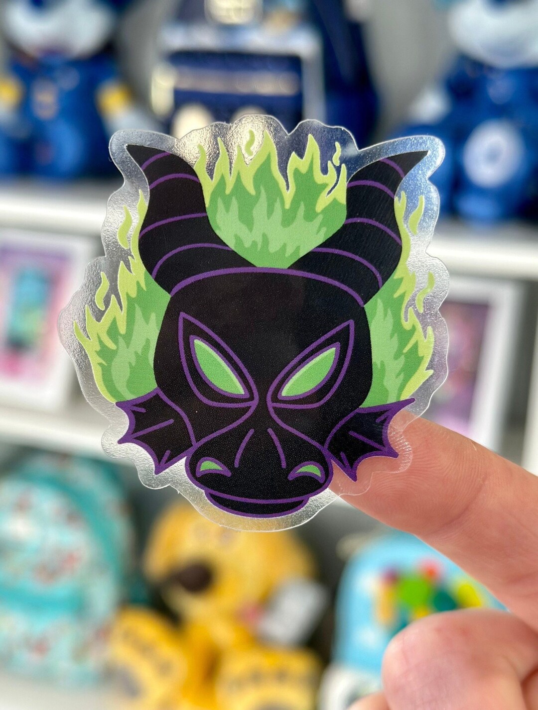 Maleficent Dragon Sticker/ Disney Villain /sleeping Beauty Sticker ...