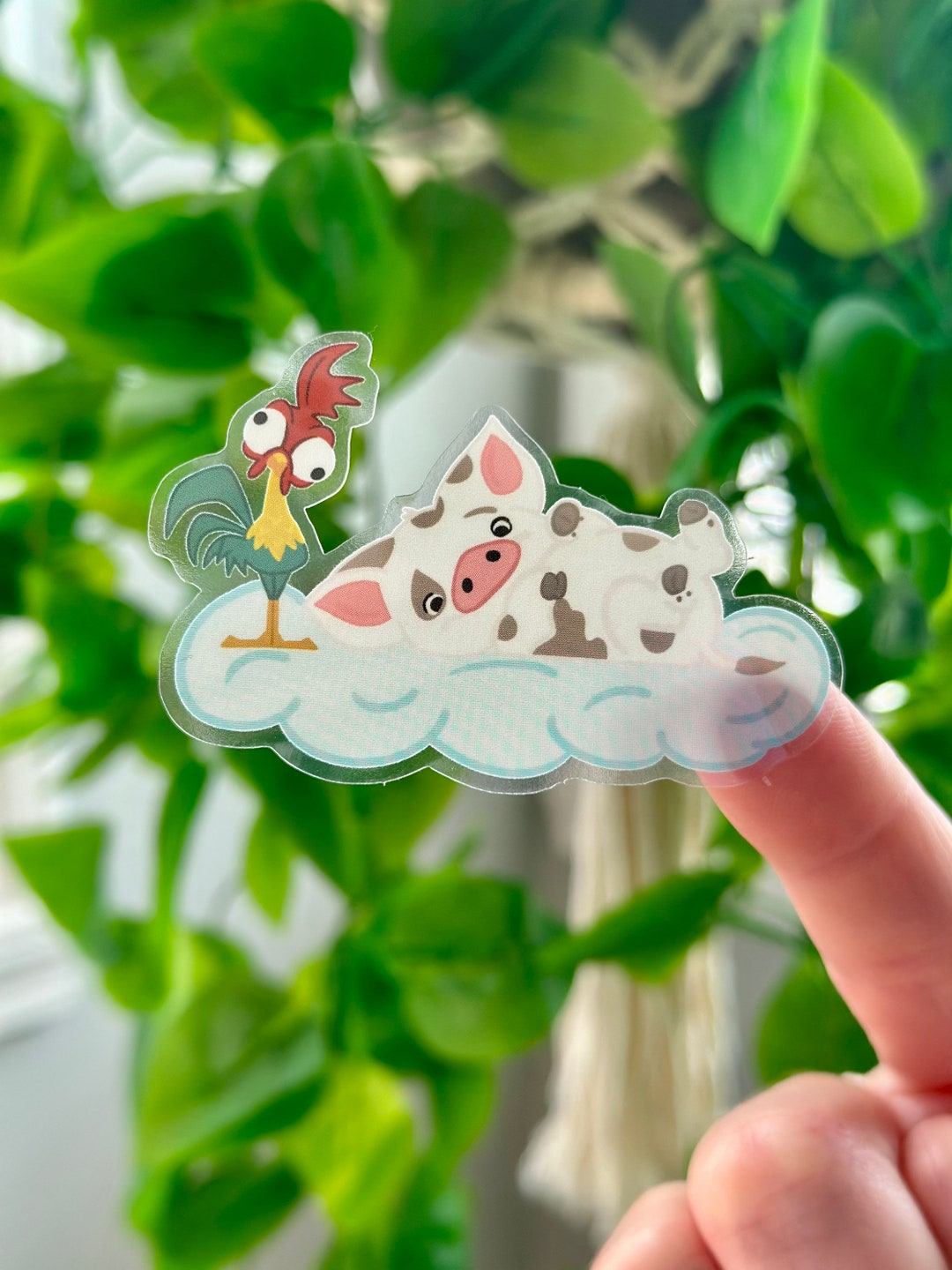 Pua and Hei Hei Sticker / Moana / Disney Tumbler Stickers / Laptop ...