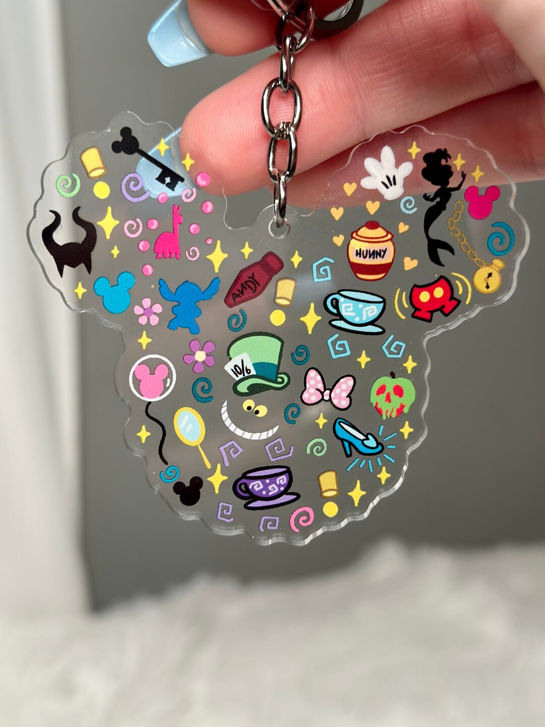Mickey Magical Keychain/ Disney Parks Keychain/ Acrylic - Etsy