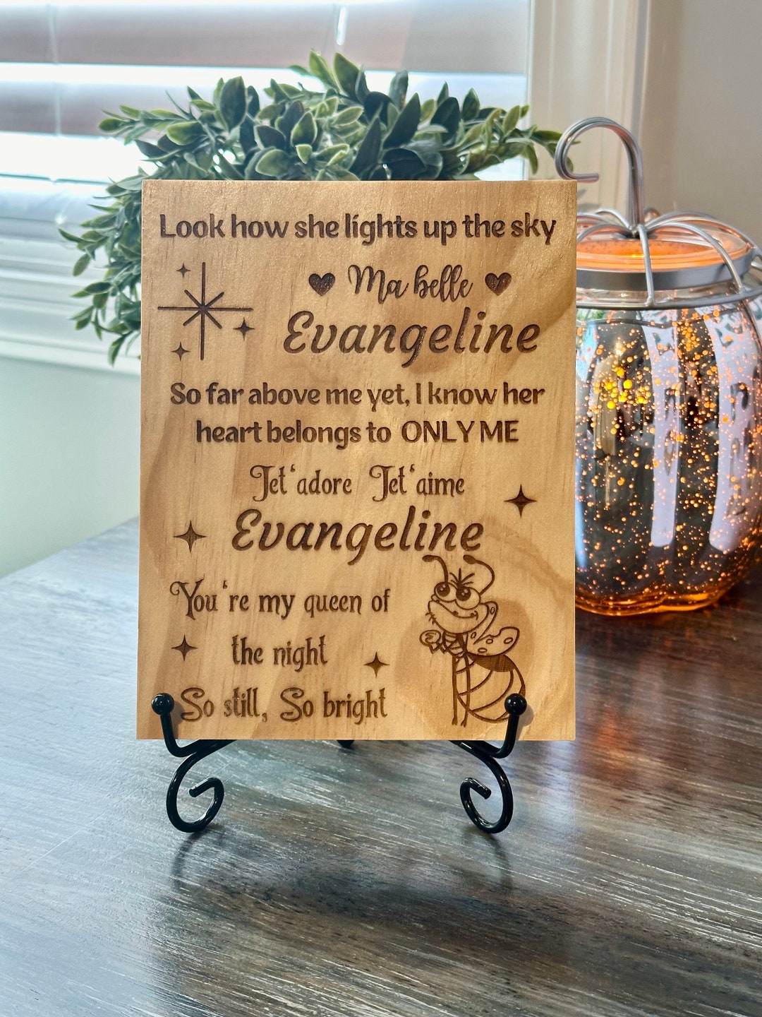 Ray the Firefly Engraved Wooden Sign Decor / Princess and the Frog ...