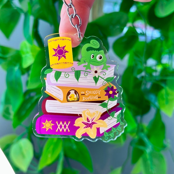 Tangled Pascal Keychain - Etsy