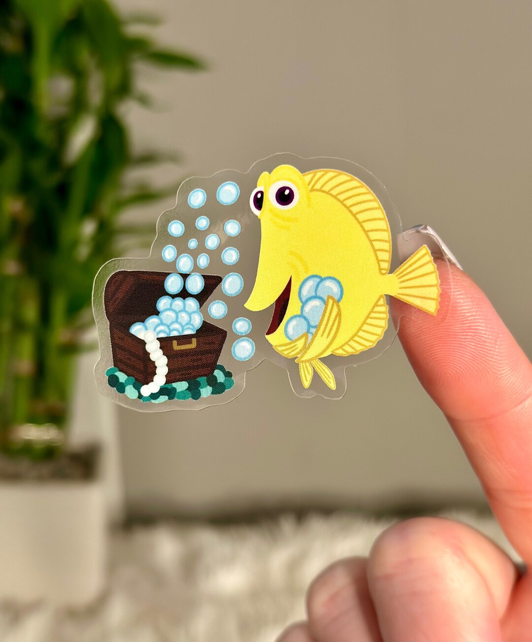 Bubbles Sticker / Finding Nemo / Clear / Transparent Sticker / Planner ...