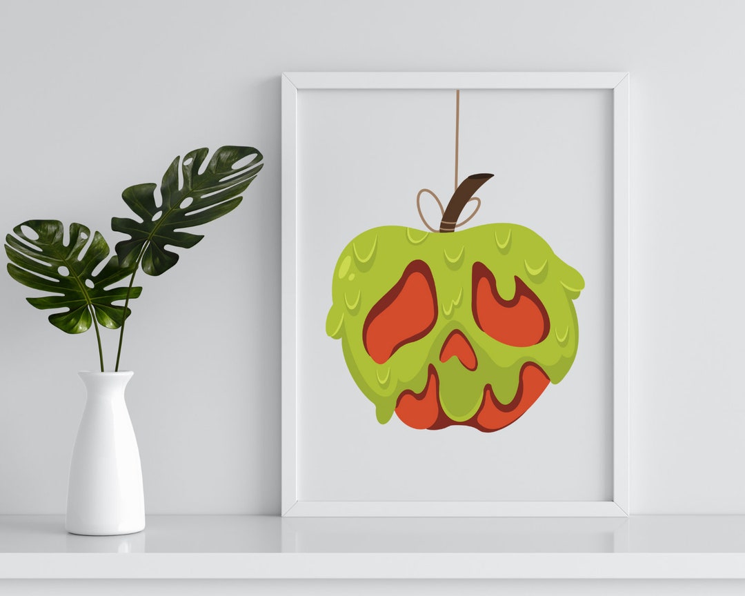 Poison Apple Print / Villains / Snow White / Home Decor - Etsy