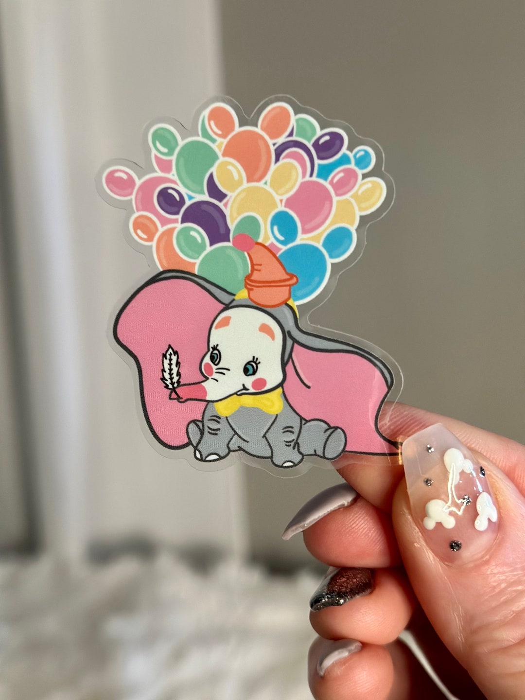 Dumbo Sticker / Mickey Balloons Sticker / Disney Parks / Clear - Etsy