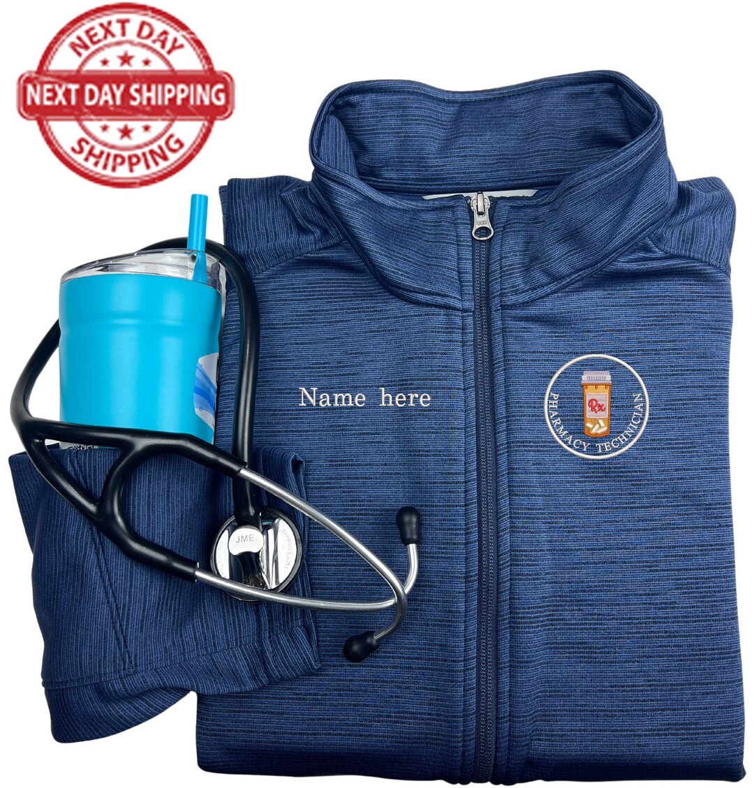 Custom Female Embroidery Pharmacist Jacket, Personalized Pharmacy Gift ...