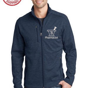 Personalized Pharmacy Gift, Custom Embroidery Male Pharmacist Jacket ...