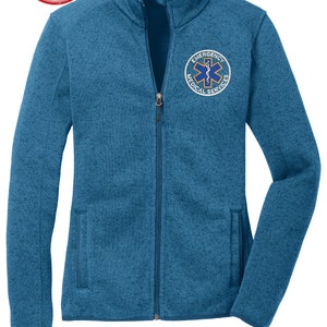 Personalized EMS Jackets for Women - Custom Embroidered First Responder ...