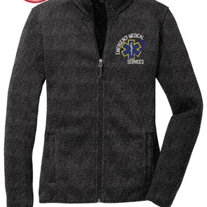 Personalized EMS Jackets for Women - Custom Embroidered First Responder ...