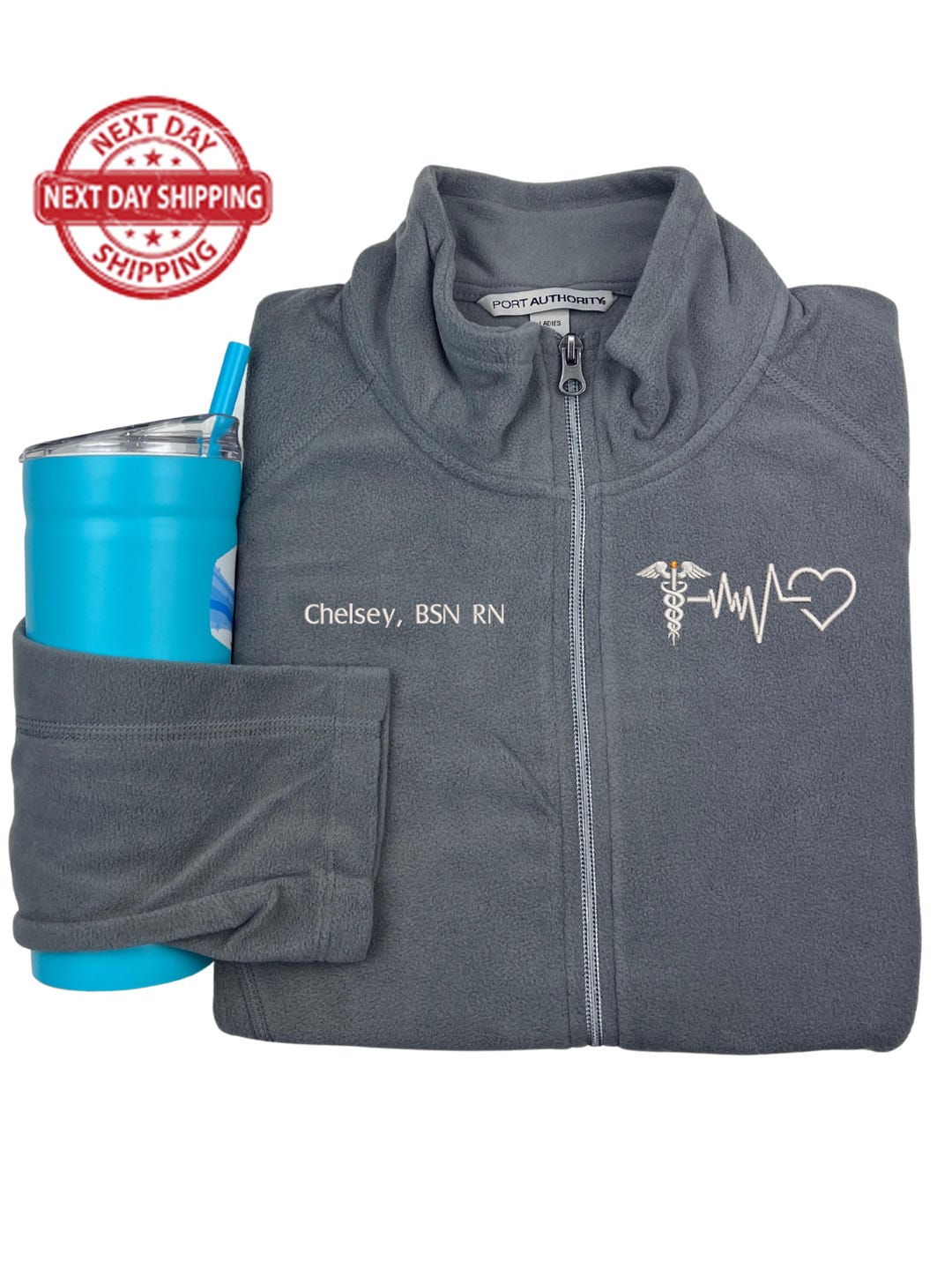 Personalized Embroidered Female Registered Nurse Jacket, Custom Nurse ...