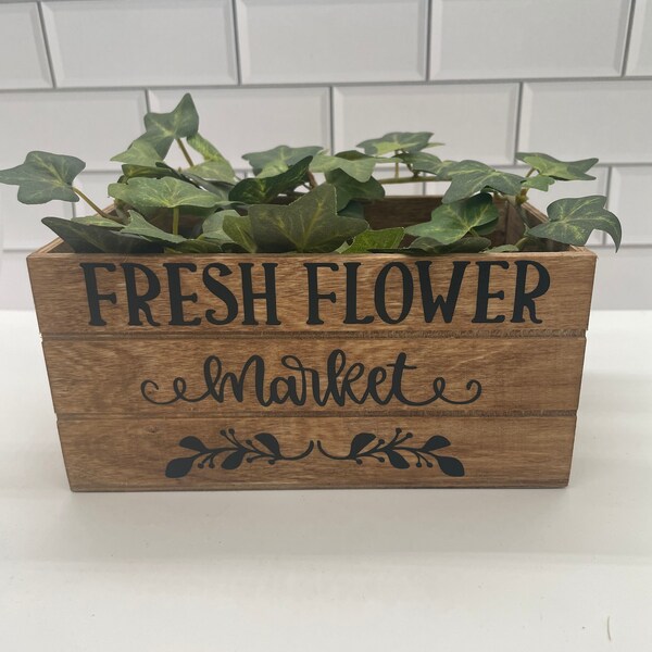 Flower Crate - Etsy