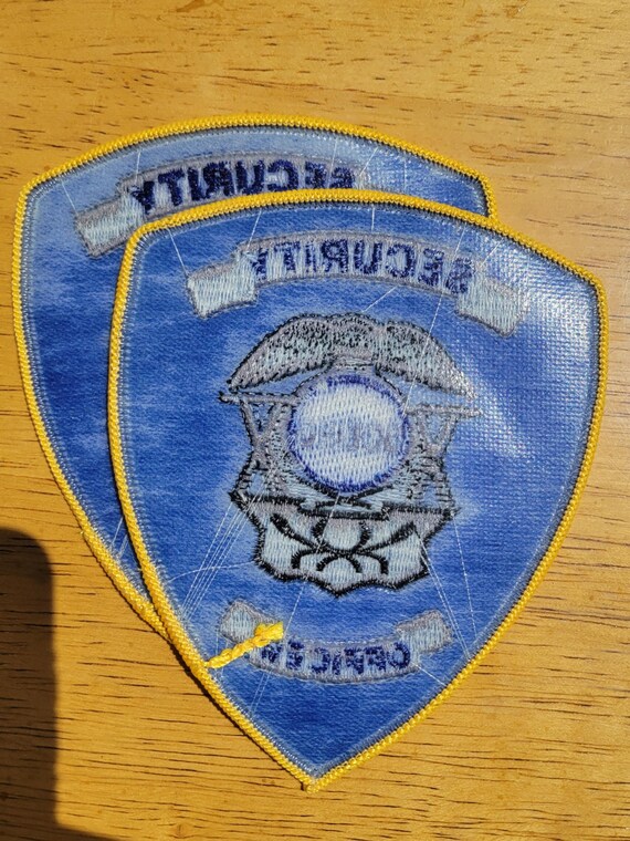 Vintage Boeing Security Officer Patches - Gem