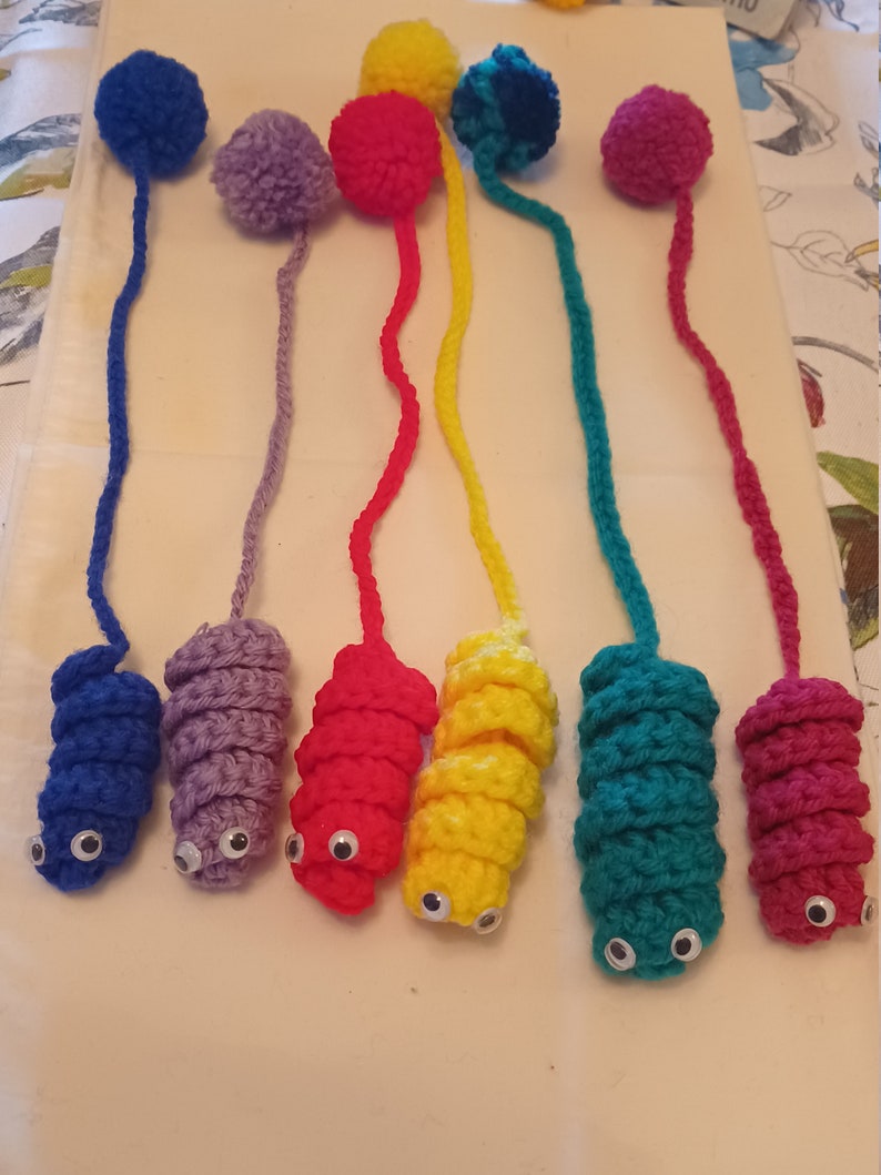 Bookworm Bookmark (pack of 3) - Etsy